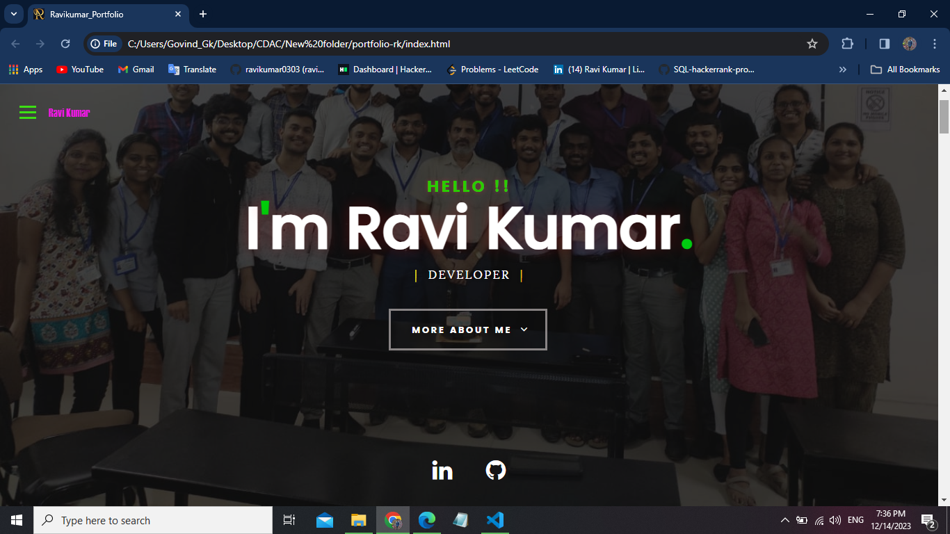 Ravikumar_Portfolio